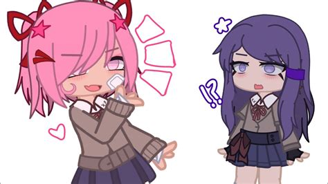 Be Careful Or You Might Cut Yourself On The Edge Yuri Ddlc X Gacha