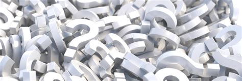 premium photo question marks white color pile background faq concept