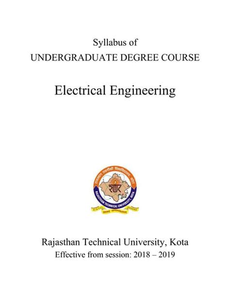 Syllabus Ee Pdf