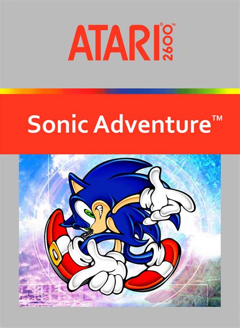 Sonic Atari 2600 Box