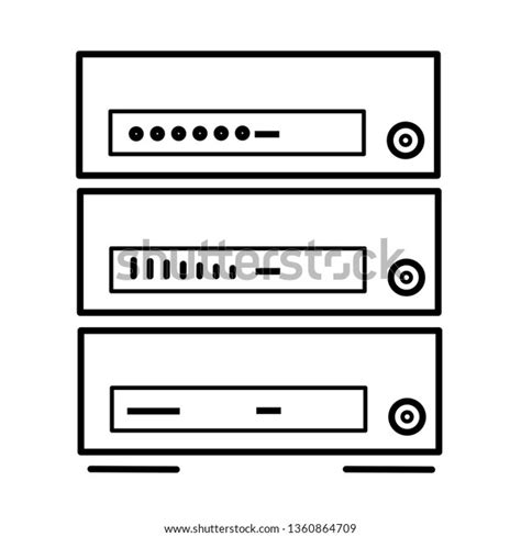 Hadoop Outline Icon Stock Vector Royalty Free Shutterstock