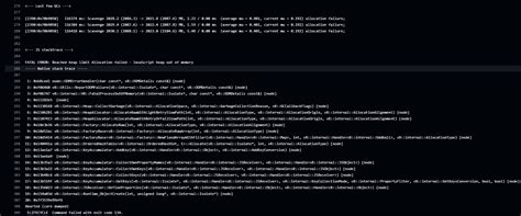 Fatal Error Reached Heap Limit Allocation Failed Javascript Heap Out Of Memory 尼采般地抒情
