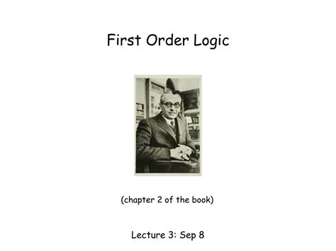 PPT First Order Logic PowerPoint Presentation Free Download ID 5835416