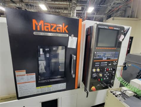 Mazak Cnc Lathe Qtn 200ms Usaged 2016 Cta Cnc