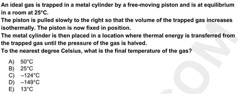 Imat 2023 Q57 Ideal Gases Practice Question Solving Entermedschool Future Doctors Forums