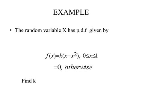 Probability Density Function Pdf Pptx