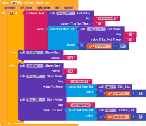 Add List To Tiny Db Without Deleting Previous Value Discuss Kodular