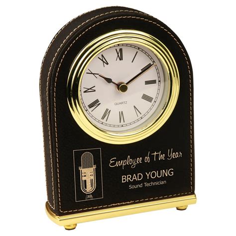 Personalized Clock Customized Desk Clock Personalized Etsy