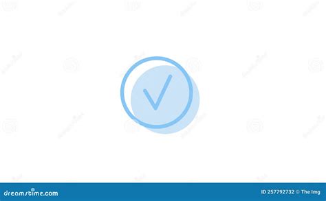 Animated Check Mark Sign Icon Stock Footage Video Of Sign Item 257792732