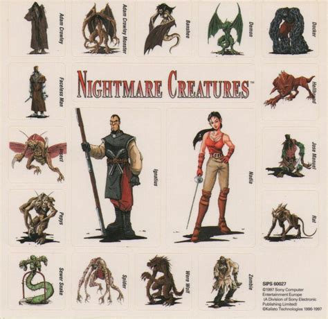 Nightmare Creatures Stickers By Kujiforo On Deviantart Nightmare