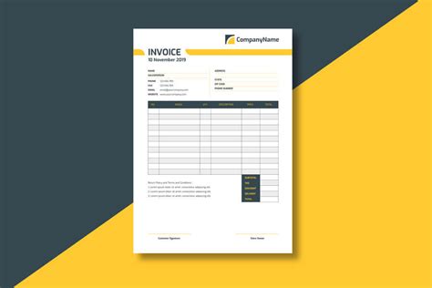 Template Invoice Excel Gratis 55 Koleksi Gambar