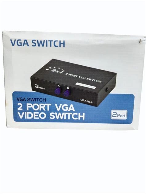 2 Port Vga Switch At Rs 380piece Vga Switcher In Kolkata Id