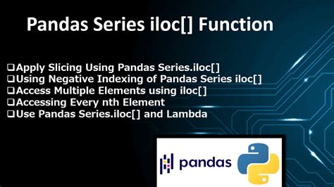 Pandas Series Iloc Function Spark By Examples