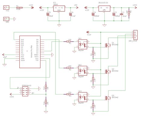 Pwm 33v Regulator Problem When Sharing Power Source With Led Strip