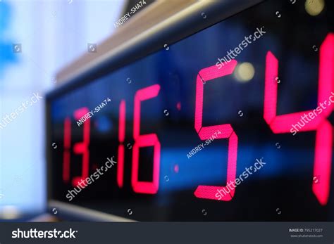 Red Digital Timer Numbers Counting Stock Photo Shutterstock