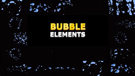 Refresh Projects With Bubble Elements Smooth Stock Footage Sbv