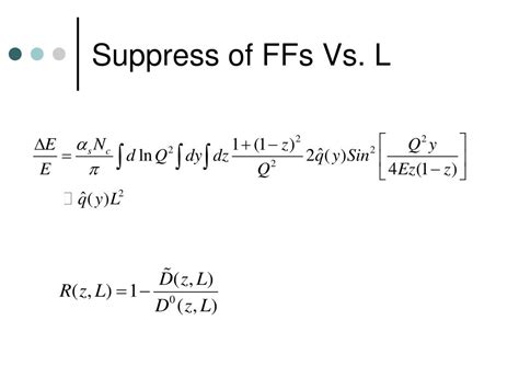 Ppt Numerical Method Of Dglap Evolution And Modified Ffs In Medium