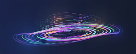 Big Data Visualization Information Analytics Concept Abstract Stream