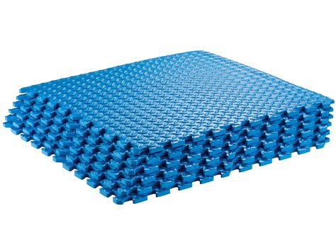 Sivan Health And Fitness Sorbus 24 Floor Play Mat Interlocking In Blue