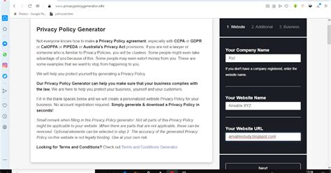 How To Create Privacy Policy Page