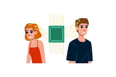 Science Brain Computer Interface Vector