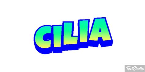 Cilia Name Animated  Logo Designs