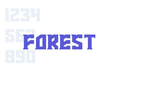 FOREST Font Free Download Now
