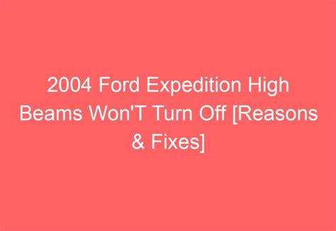 Your Ford Expeditions Rear Wiper Isnt Working Heres Why Automotiveglory