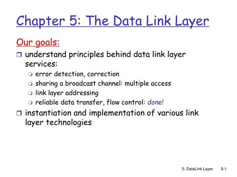 PPT Chapter The Data Link Layer PowerPoint Presentation Free