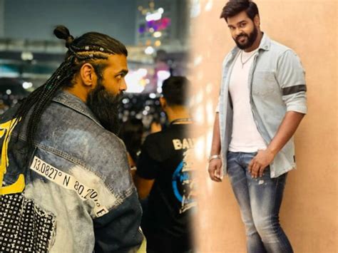 Vijayakanth Son Shanmuga Pandian New Look Goes On Viral In Social Media ஸ்டைலிஷ் கெட்டப்பில்
