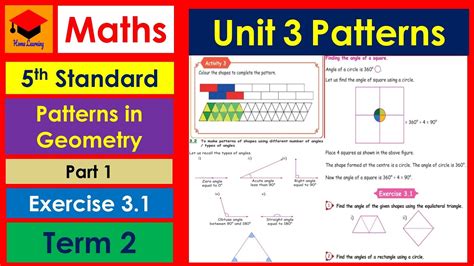 5th Std Maths Unit 3 Patterns Part 1 Pages 15 To 19 Exercise 31