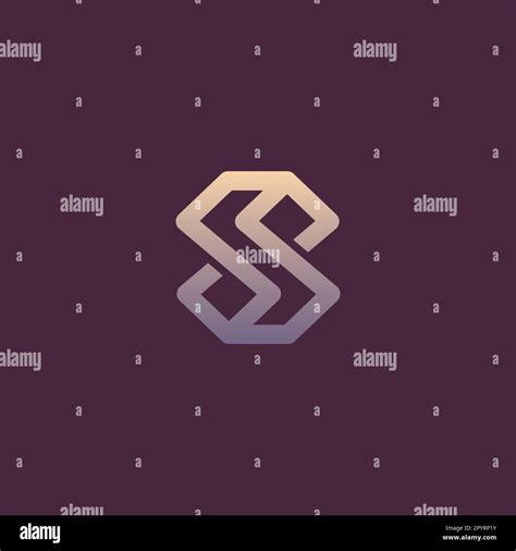 S Logo Modern Design Initial S Icon Letter S Line Logo Stock Vector