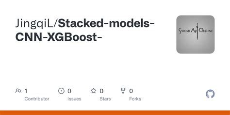 Github Jingqilstacked Models Cnn Xgboost