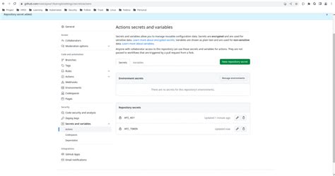 how to encrypt and use secrets using github actions middleware technologies