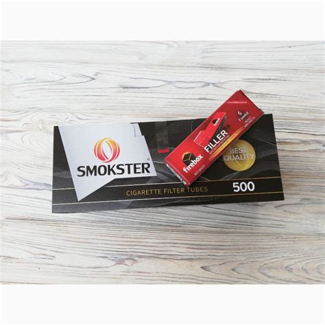 Купити ГІЛЬЗИ для сигарет SMOKSTER/ 1000сигаретные гильзы для табака ...