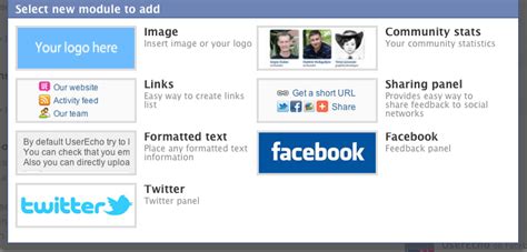 Extented Customization Dashboard UserEcho
