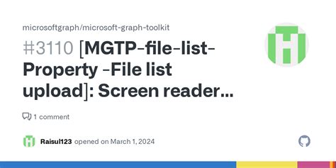 Mgtp File List Property File List Upload Screen Reader Is Not Announcing Status Message As