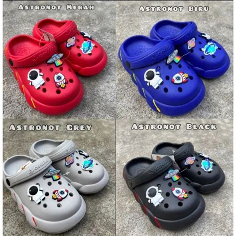 รองเท้าแตะเด็กผู้ชาย รุ่น Baim Fuji Plus Jibbits Astronaut Motif รองเท้าแตะเด็กนําเข้าร่วมสมัย