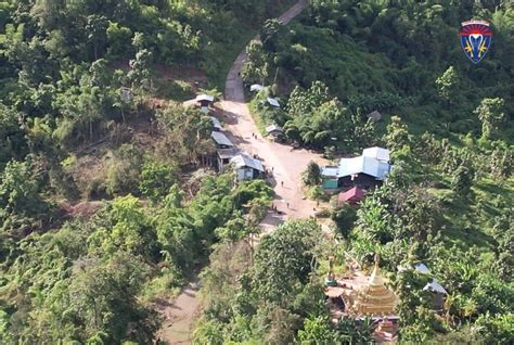 မြဝတီ ဝေါလေ ကားလမ်း၊ ကျော်ဝါးဘိုးဘုရားအနီး တပ်စွဲထားသော အကြမ်းဖက်စစ်တပ