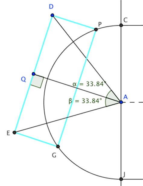 Geometry Find Coordinates For Rectangle With Corners That Border A Path Known Corner And