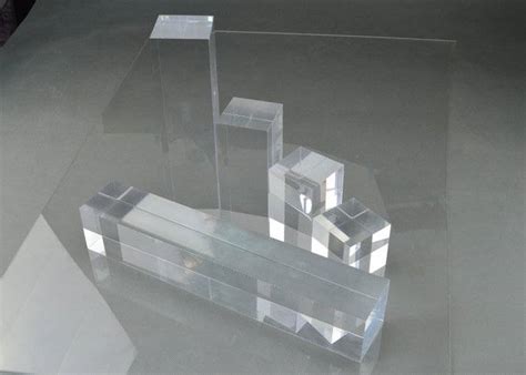 Polished Acrylic Solid Block Risers Rectangle Plexiglass Solid Cube