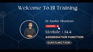 Lecture Write Aggregation Function In Power Bi C Doovi