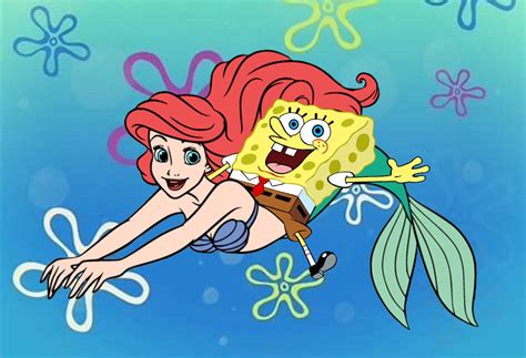 Spongebob Ride Ariel By Leonsart933838 On Deviantart Spongebob Ride Ariel By Leonsart933838 On Deviantart