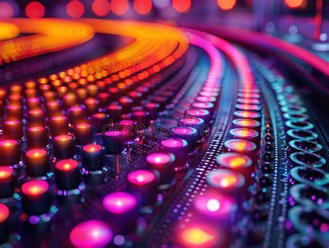 Semiconductor Industry Conception Hightech Computer Board With Chip