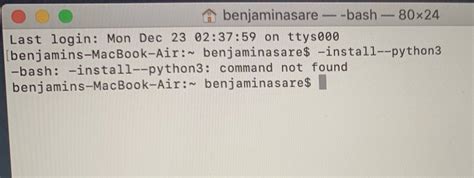 Python 3 X How To Install Python3 On Mac Stack Overflow