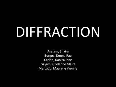 Properties Of Waves Diffraction Pptx Physics Science Properties Of Waves Diffraction Pptx Physics Science