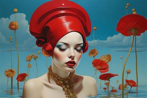Download Ai Generated Woman Flowers Royalty Free Stock Illustration Image Pixabay