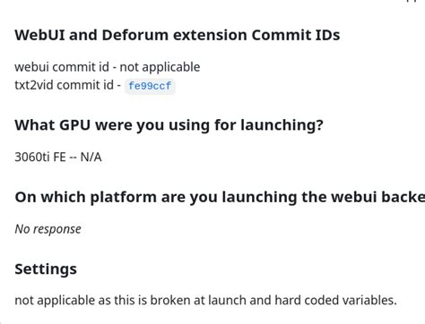 Bug Sd Webui Text2video Scripts Modelscope T2v Model Py Lines 461 And 766 The Value Of The