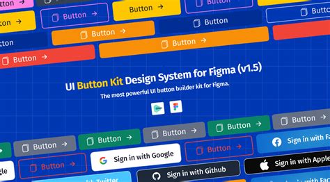 Ui Button Kit Design System For Figma Free Figma