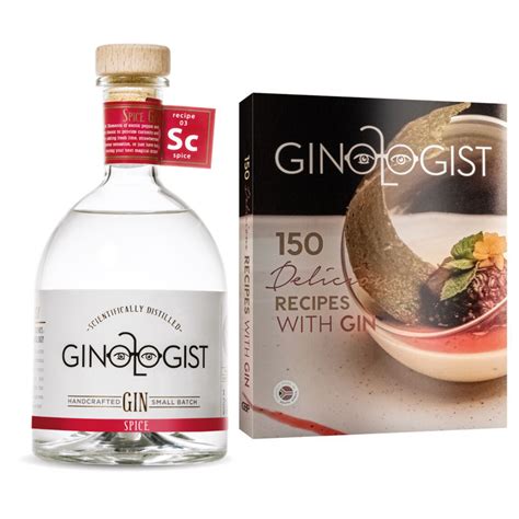 T Pack Ginologist Spice Gin 40 700ml With Cookbook The Curious Spirit